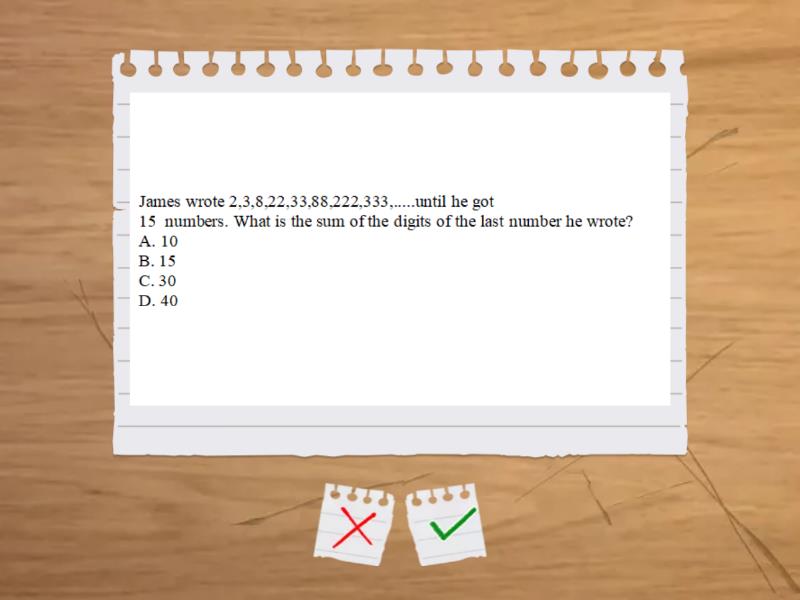 Preparation Test - Flash cards