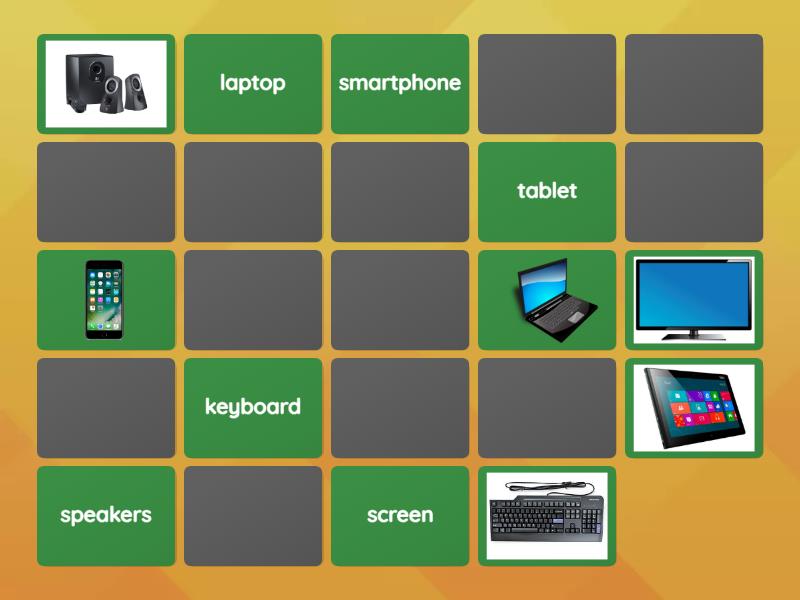 Digital Technology Games - Matching pairs