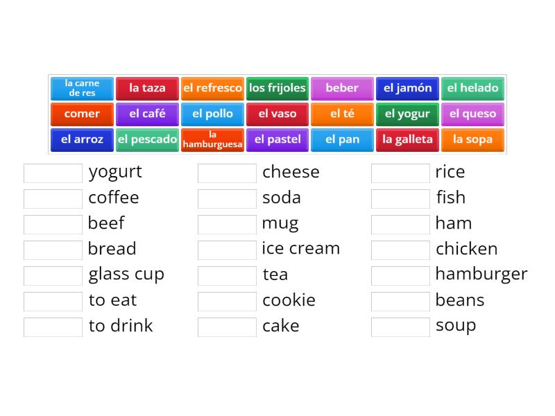 La comida II - Match up