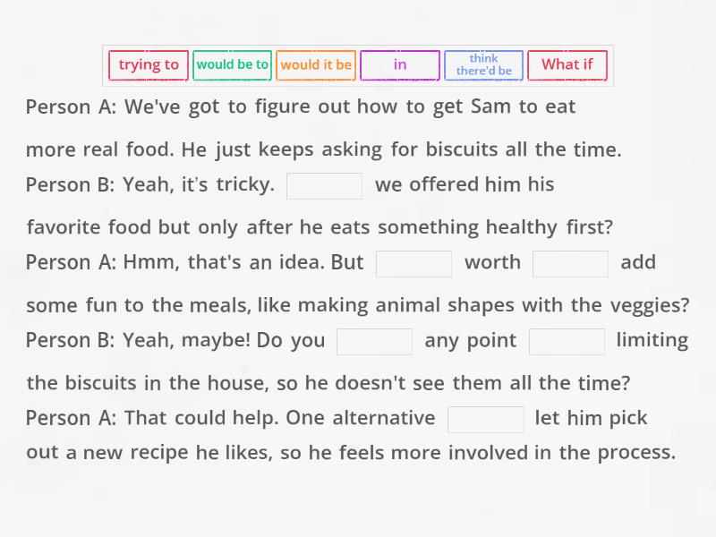 Complete the conversation with the correct alternative - Complete the ...