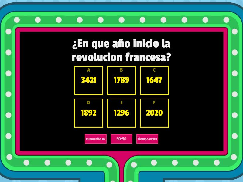 La revolucion francesa - Game show de TV