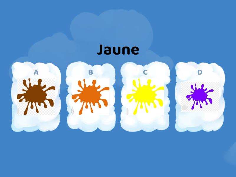 Les couleurs - Quiz