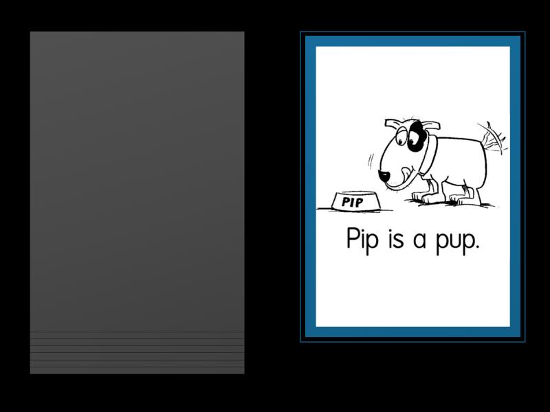 Pip the pup - Speaking cards