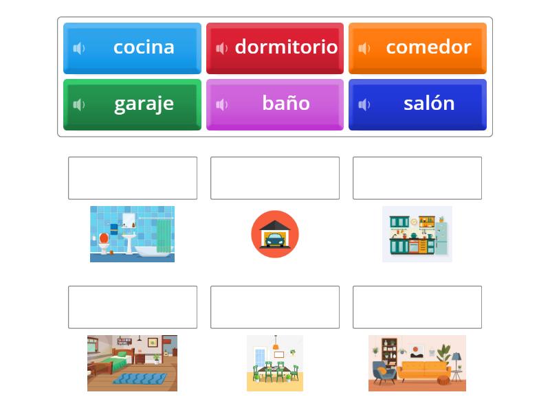 Partes de la casa - Match up