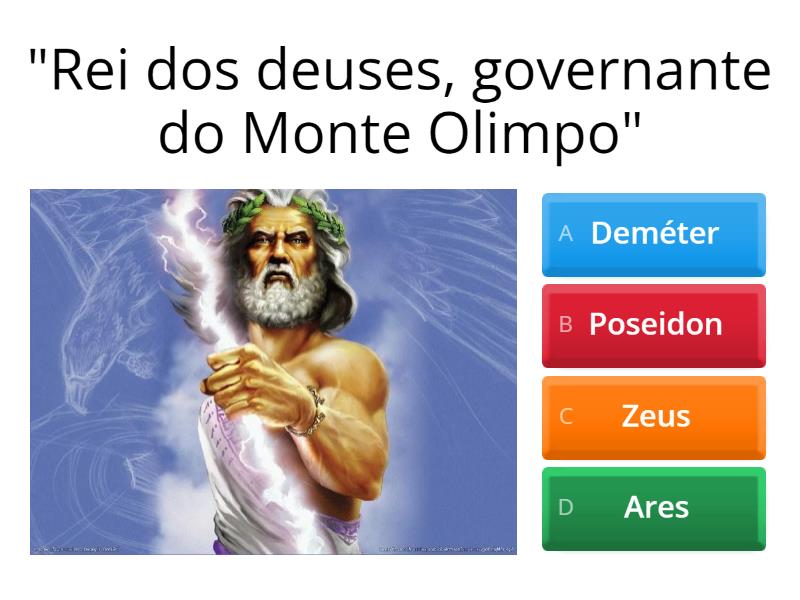 Deuses da Mitologia Grega - Quiz