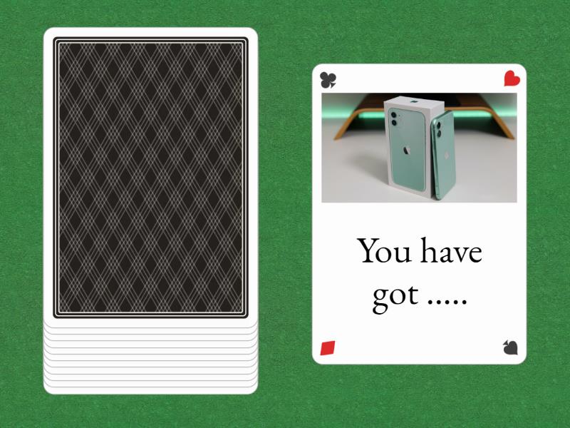 Speaking A1-A2 Have got / has got - Speaking cards