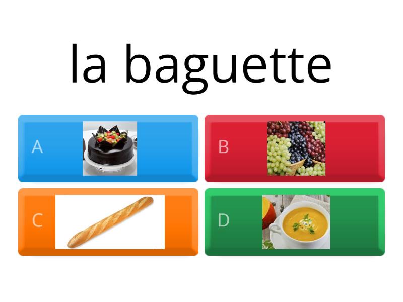 La nourriture - Quiz
