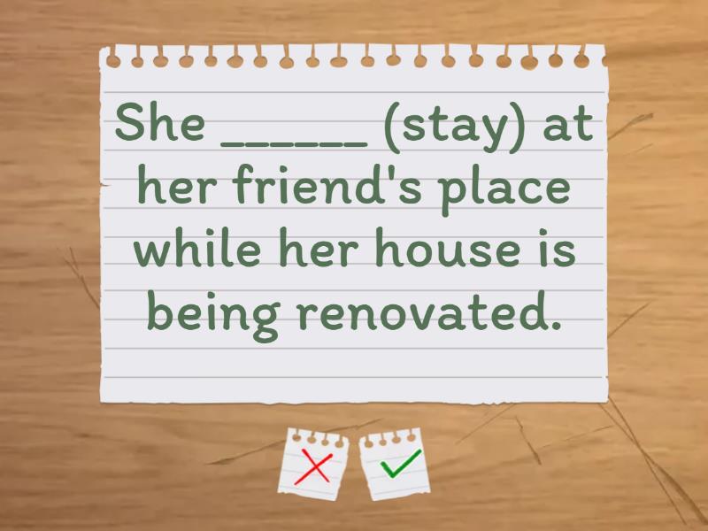 Present Tenses Review - Flash cards