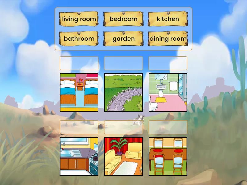 Family and Friends 1 | Unit 8 | My house ver.1 | - Match up