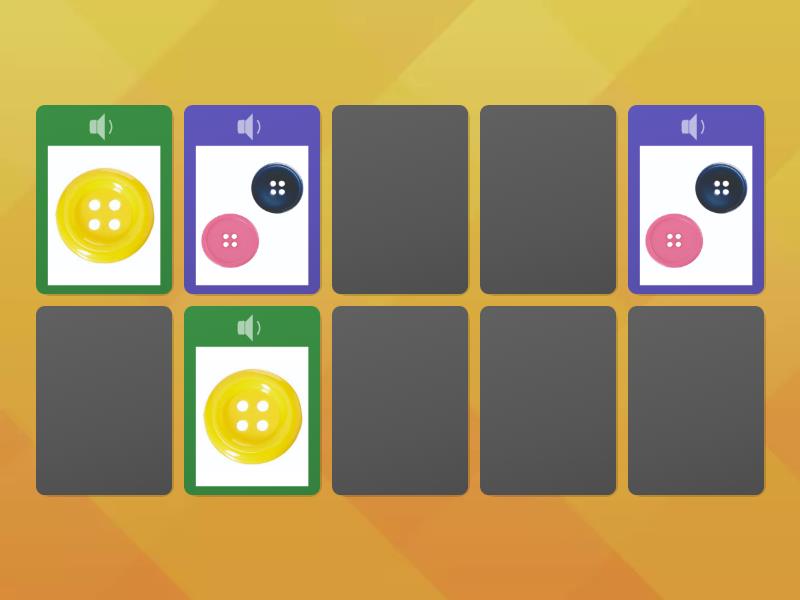 Counting Buttons 1 - 10 - Matching pairs