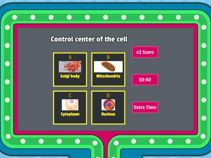 Cell Organelles Quiz - Gameshow quiz