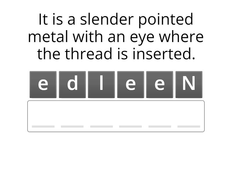 Grade 4 Hele - Anagram