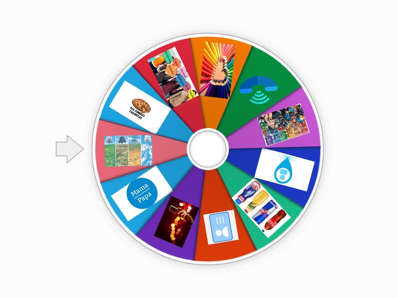 cubo de presentacion - Random wheel