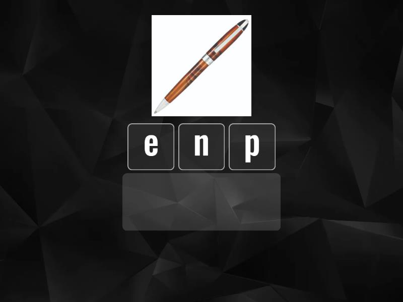 Family and Friends 1 Unit 1 Lesson 1 What's this - Anagrama