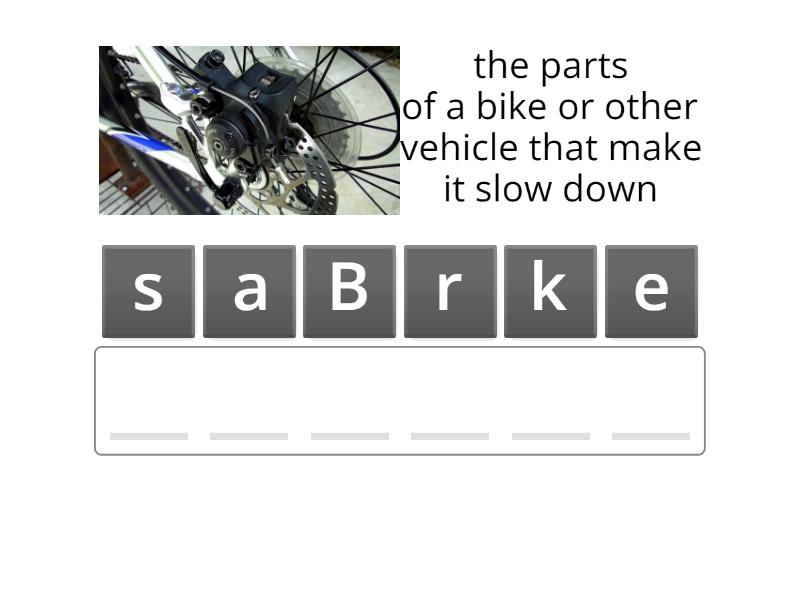 G2 Science 2.3 Changing Speed | Vocabularies - Anagram