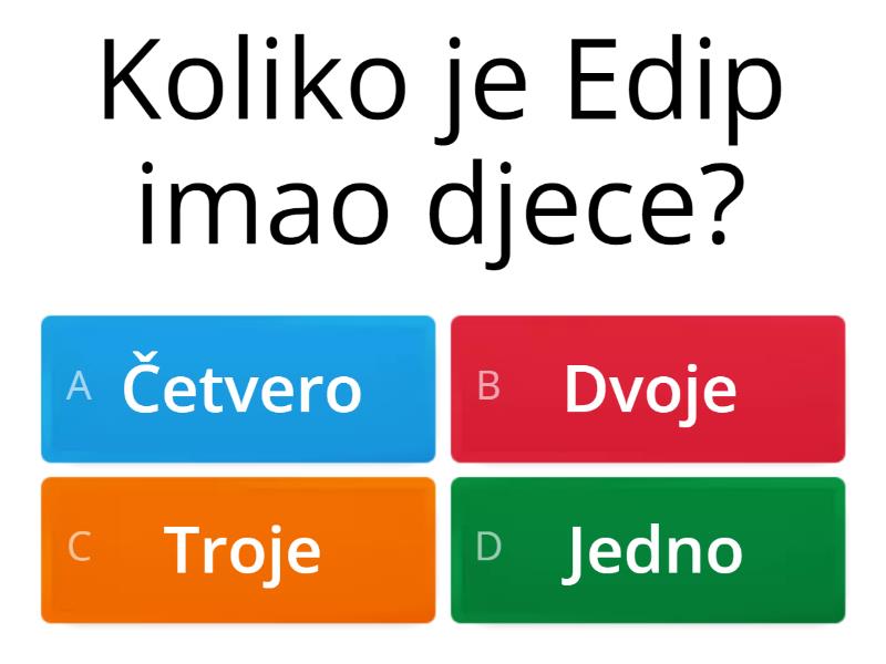 Sofoklo - Antigona - Kviz