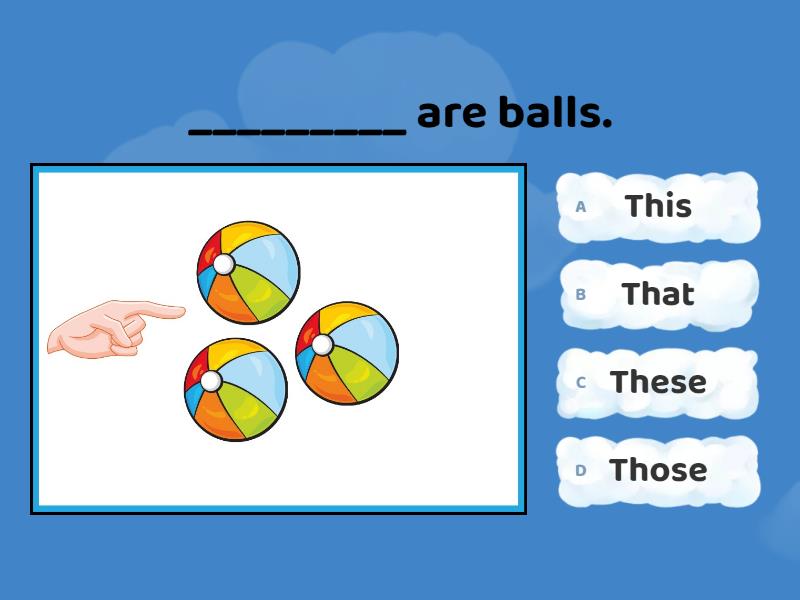 This that these those game - Quiz