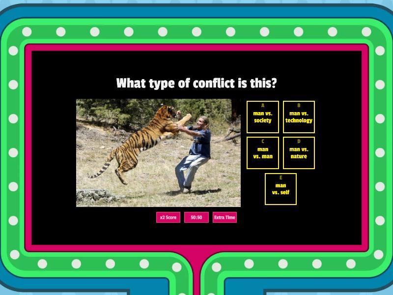 Types of conflict - Gameshow quiz