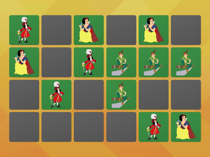 MEMORY DI PETER PAN - Matching pairs