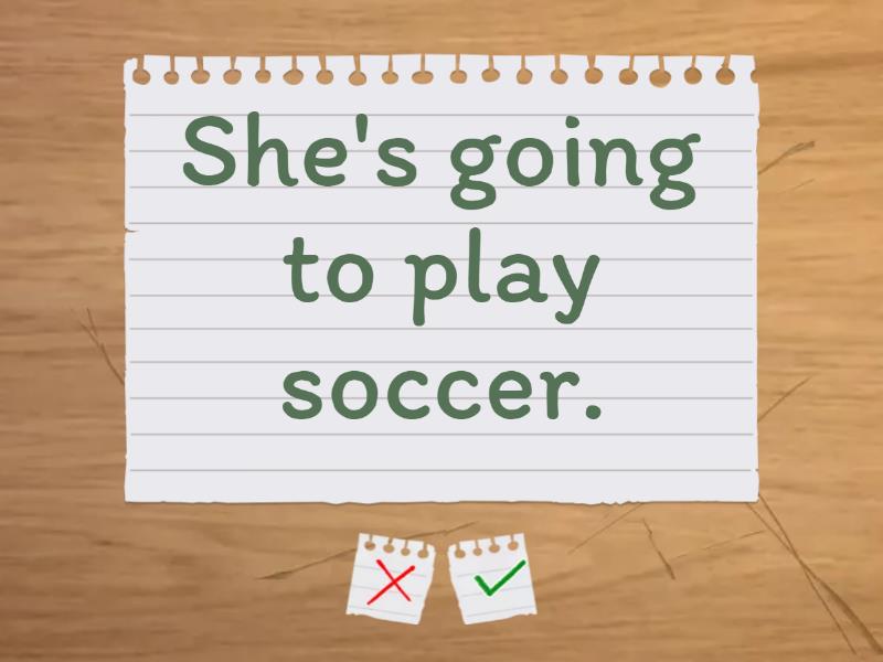 Future with "going to" - Flash cards