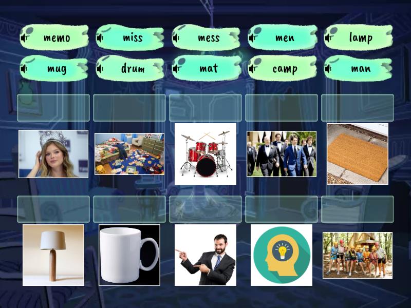 Mm phonics - Match up