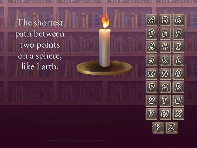 Geography Terms: Mapping Our World - Hangman