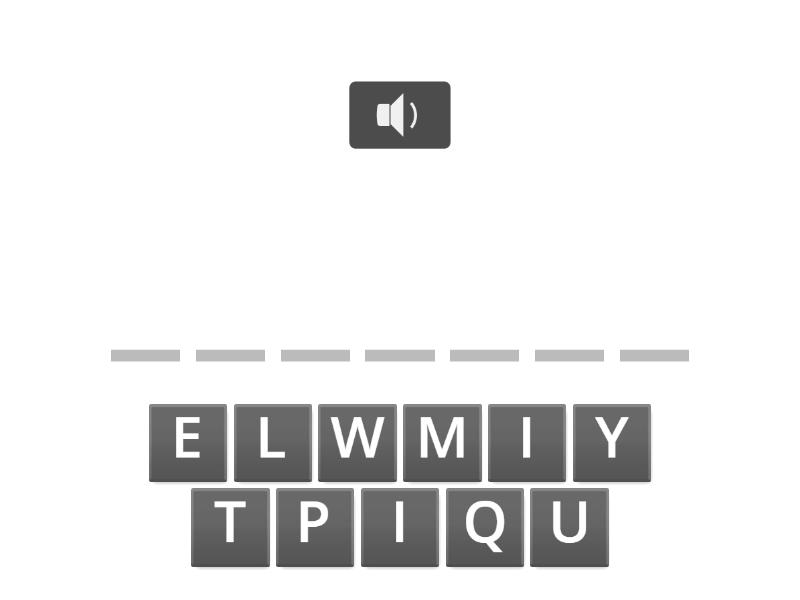 Sports events - Spell the word