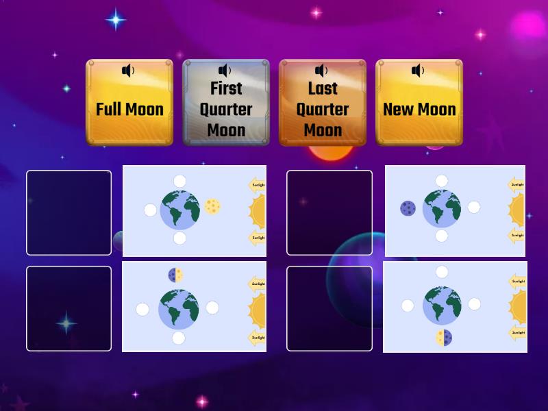 Moon Phases - Match up