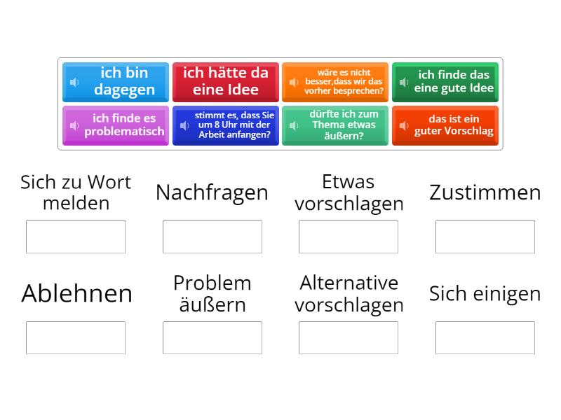 Teamarbeit - Group sort