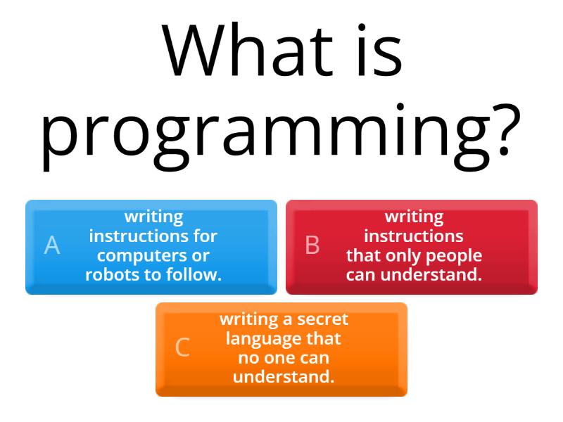 G4 Programming and Algorithms - Quiz