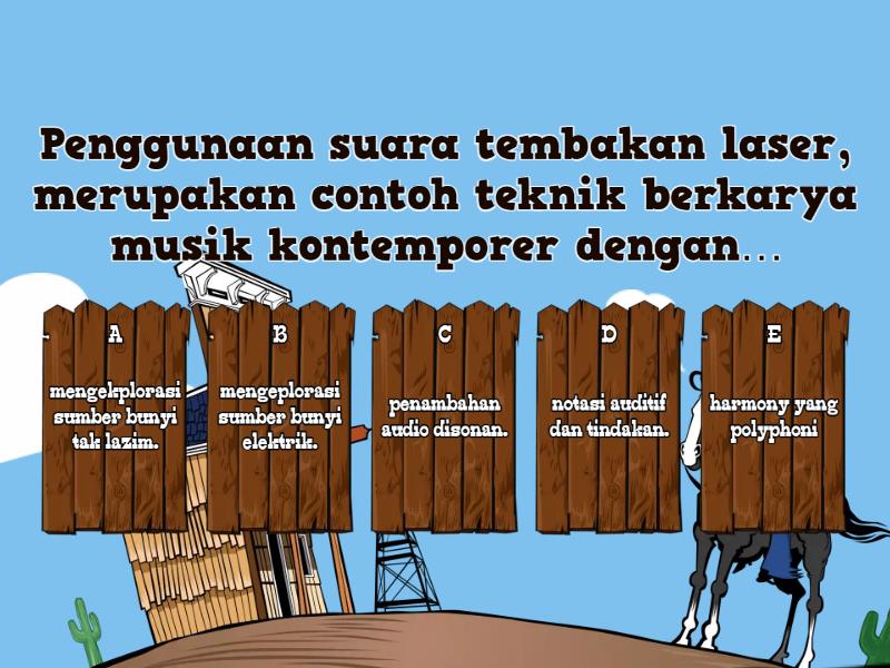 Uji Kompetensi Seni Musik Kontemporer - Quiz