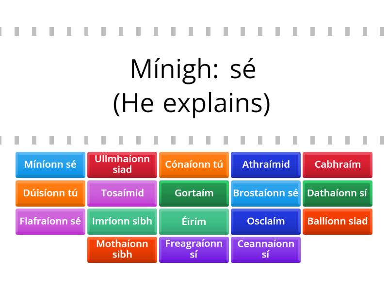 An Aimsir Láithreach- An Dara Réimniú - Find the match