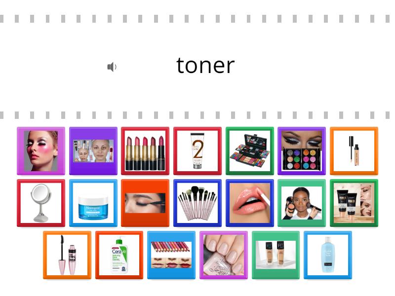 Make Up vocabulary - Find the match