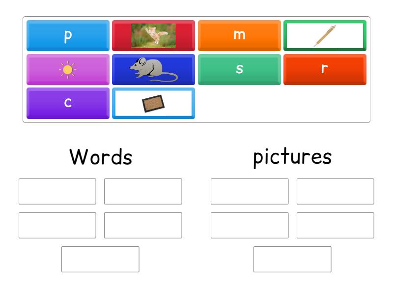 PP1 CLASS :Matching Activity-Read the sound and match with the picture ...