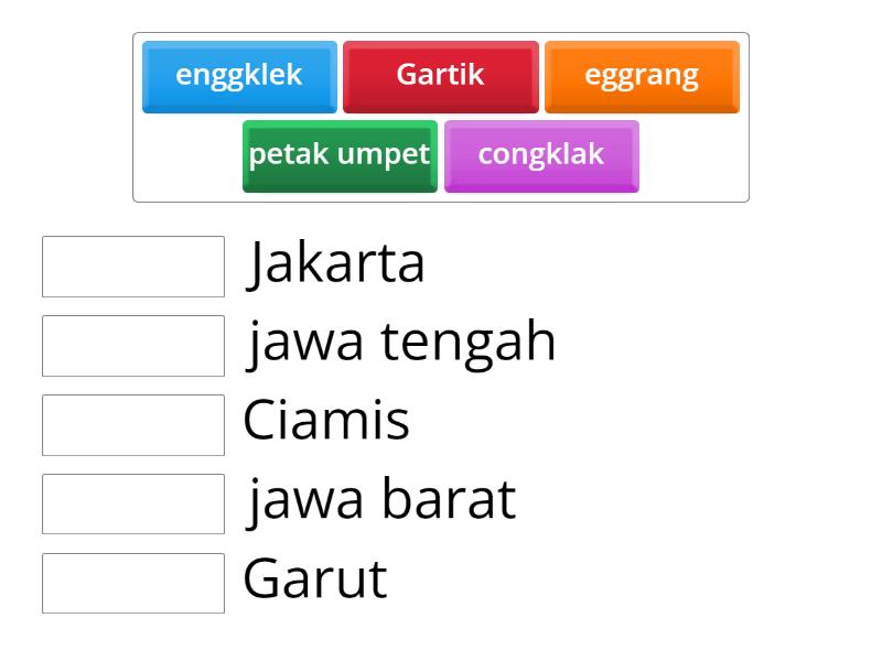 permainan tradisional - Match up