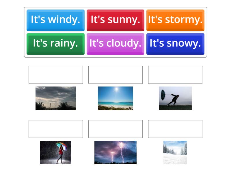 How's the weather? - Match up