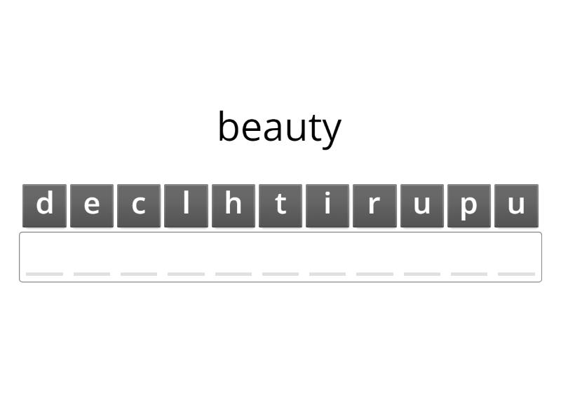 Vocabulary Enhancement Activity - Anagram