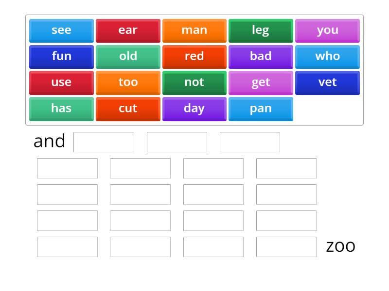 Alphabetization - Complete the sentence