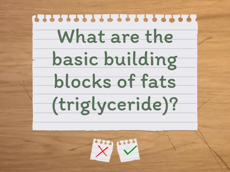 Nutrients - - Flash cards