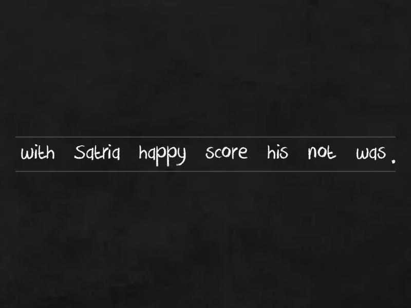 Arrange the jumbled words below into correct simple past sentence ...
