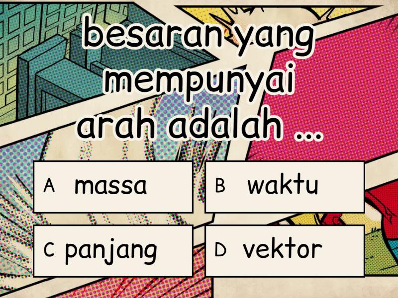 kuis materi vektor - Quiz