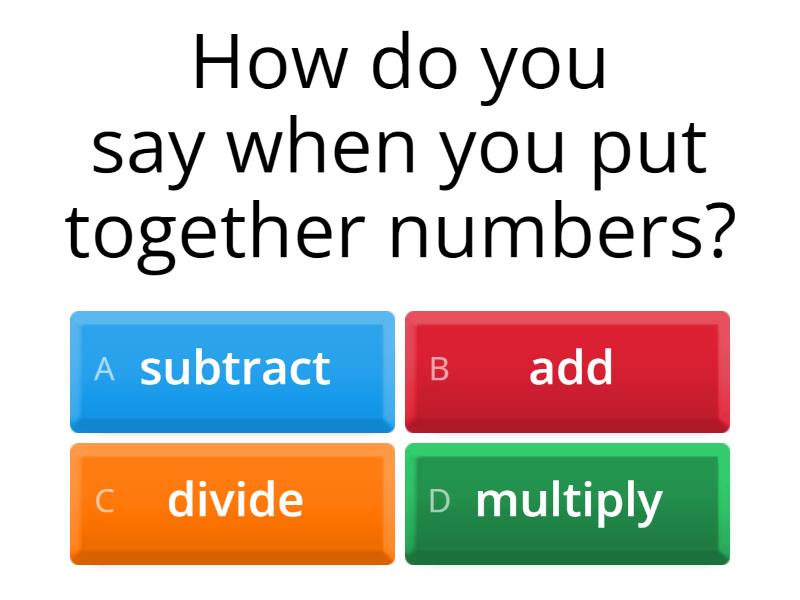 Math vocabulary - Quiz