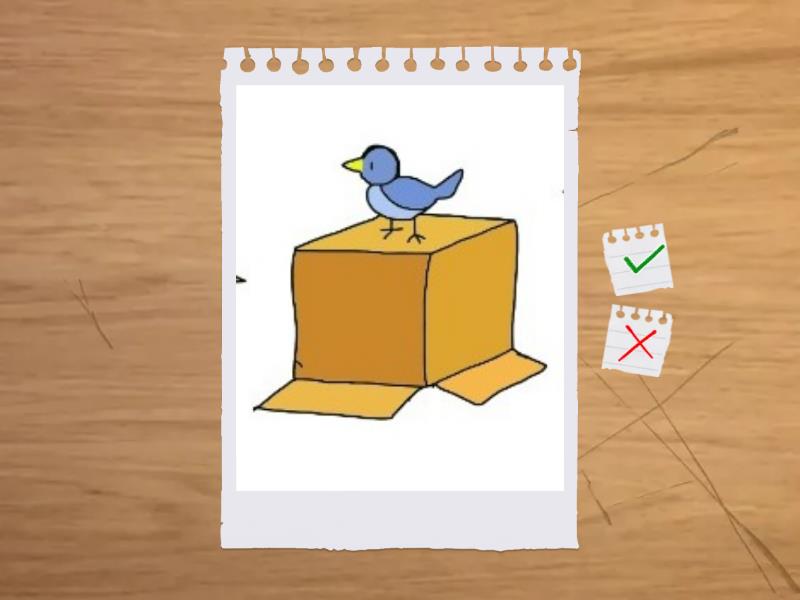 prepositions of place - Flash cards