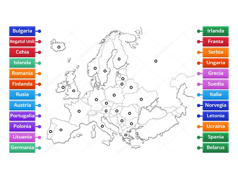 Numeste tarilor europene pt.1 - Labelled diagram