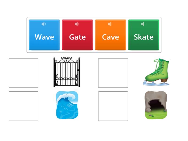 Oxford Phonics a_e-ame-ake-ate-ave - Match up