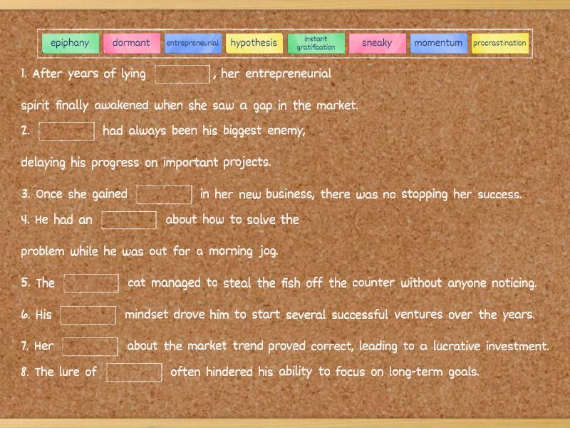 Procrastination - Complete the sentence