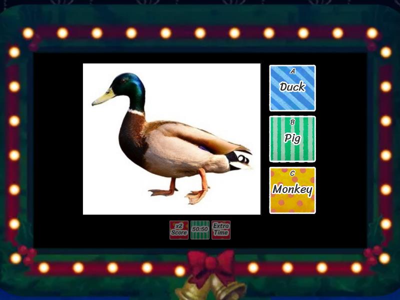 FARM ANIMAL QUIZ BY TEACHER IRENE (SJKT BBST PRESCHOOL) - Gameshow quiz