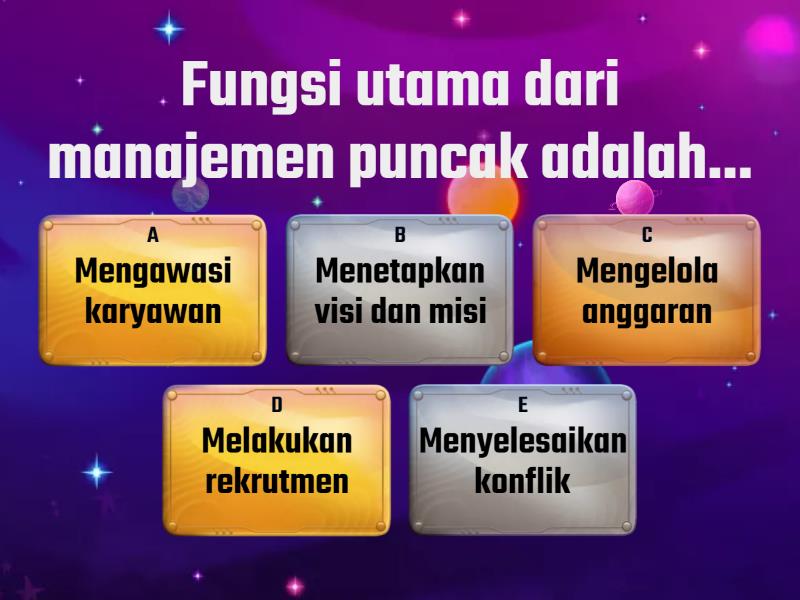 - KONSEP DASAR SISTEM PENGENDALIAN MANAJEMEN - Quiz - KONSEP DASAR SISTEM PENGENDALIAN MANAJEMEN - Quiz