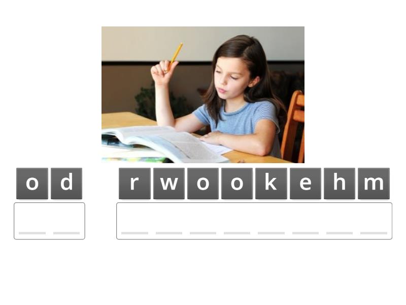 Daily routines - Anagrama