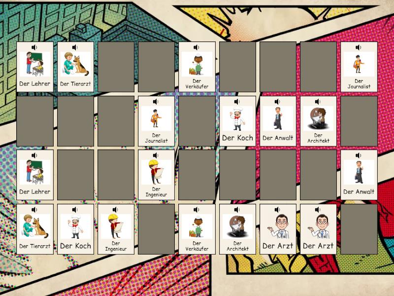 Die Berufe - Matching pairs